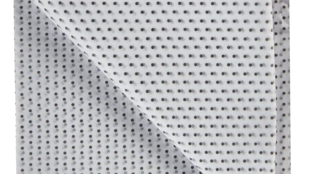 Black Dot Spotty Print Tissue Paper Sheets