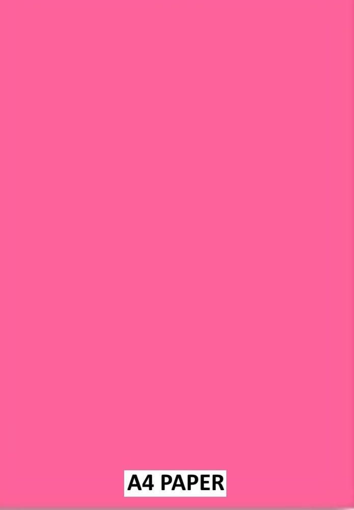 Fluorescent Pink Paper 80gsm