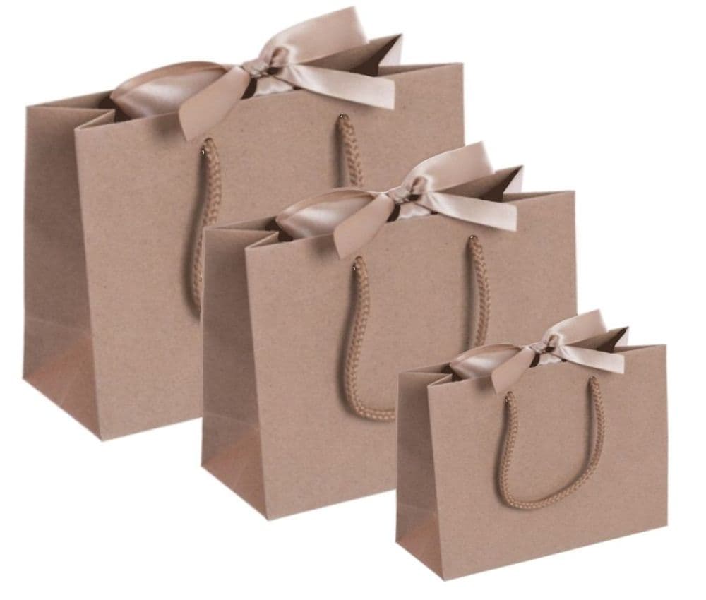 Kraft - Ribbon Bags