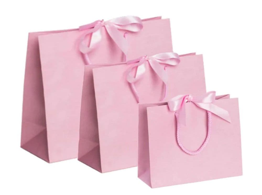 Light Pink - Ribbon Bags