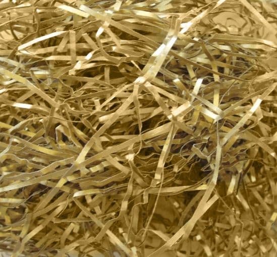 METALLIC GOLD SHREDDED PAPER