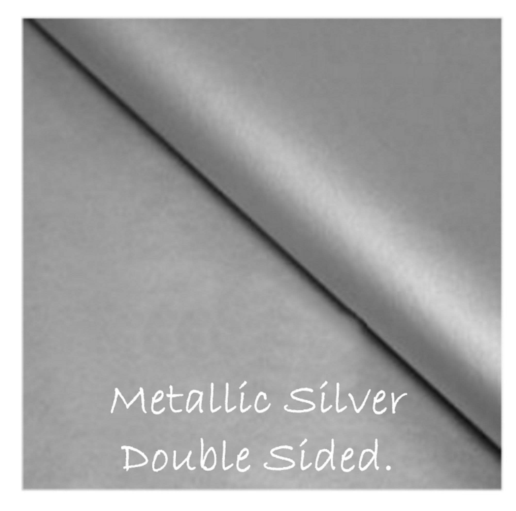 Metallic Silver Tissue