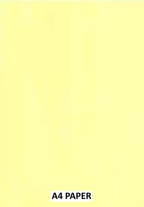 Pastel Yellow Paper 80gsm