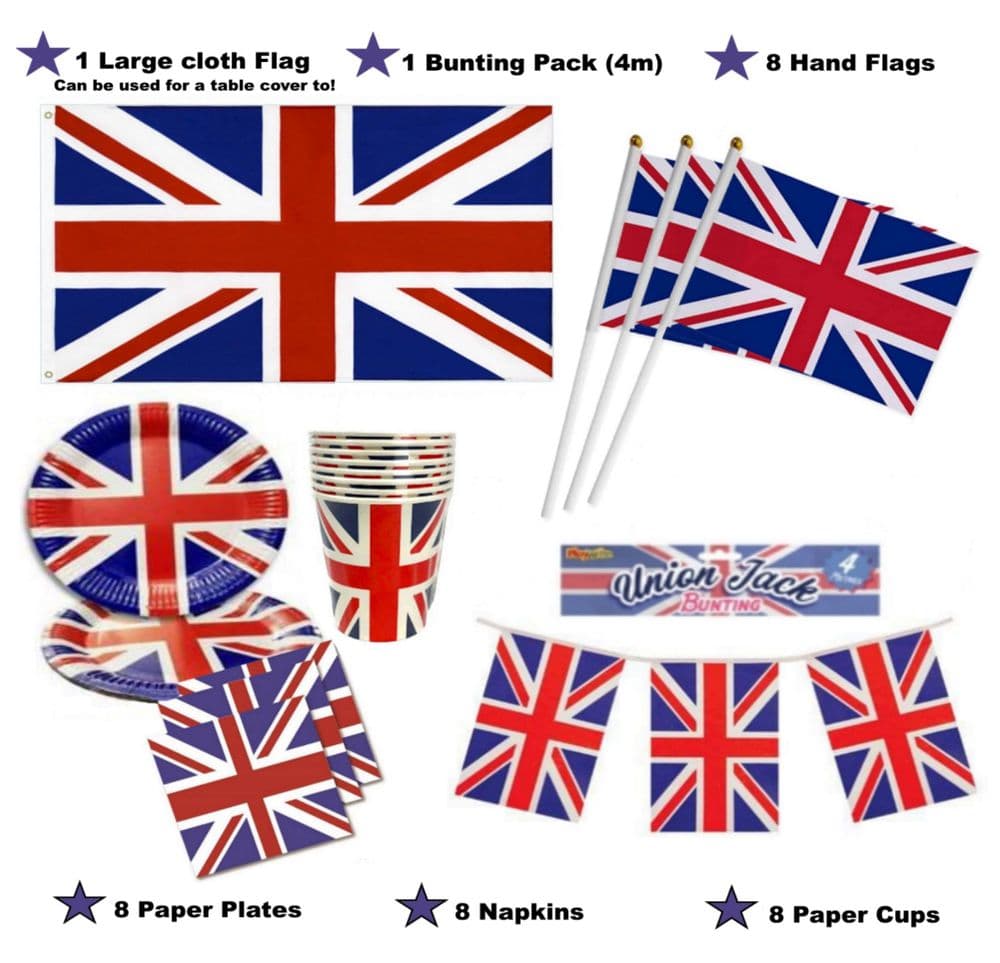 Union Jack Complete Party Set