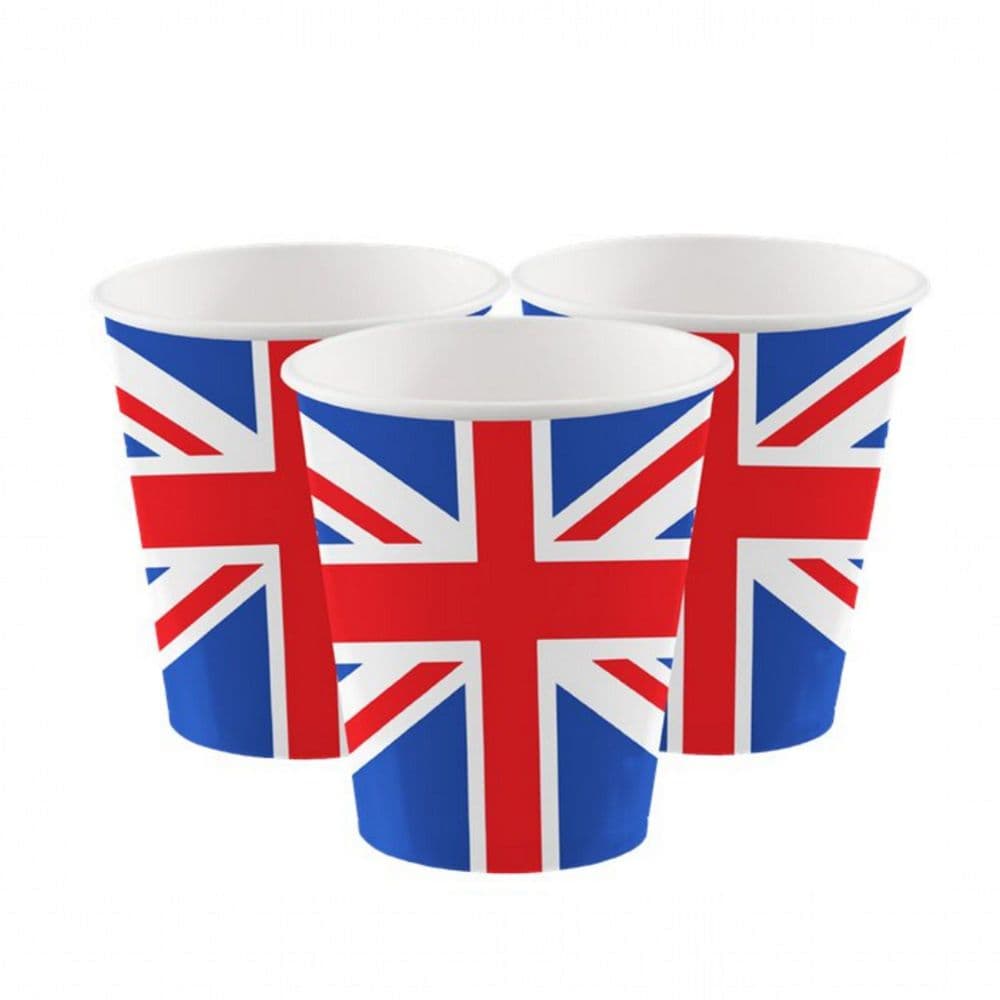 Union Jack Paper Cups