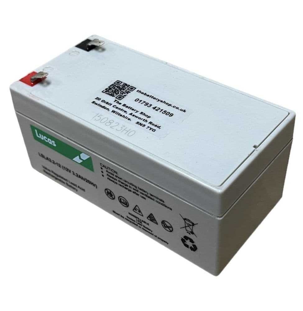 LSLA3 2-12 Lucas VRLA AGM Standby Battery 12v 3 2Ah