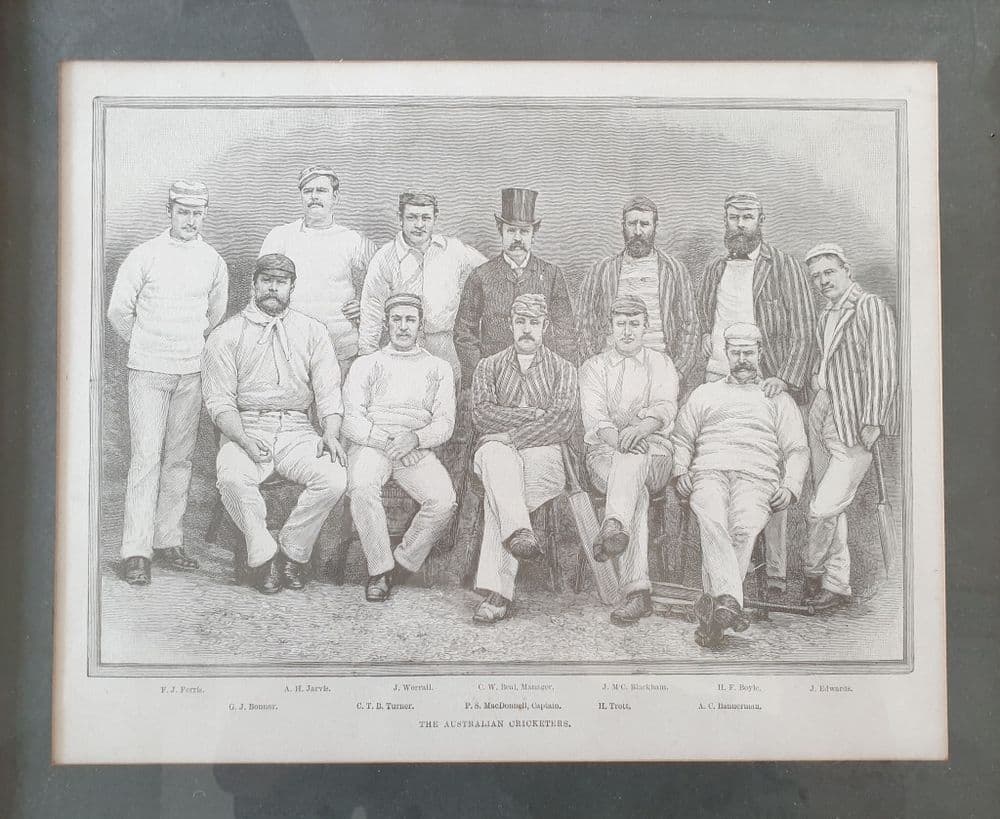 "The Australian Cricketers" 1888