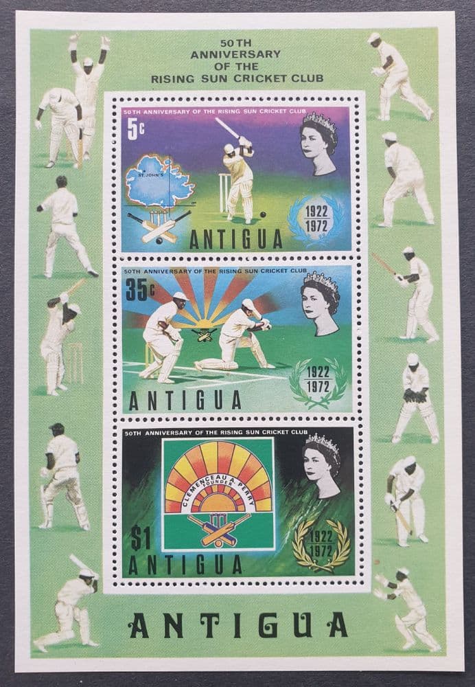 50th Anniversary of the Rising Sun Cricket Club 1972 Antigua ...