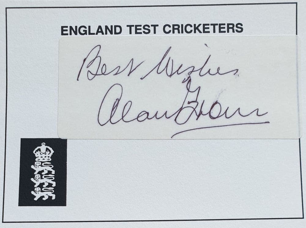 Alan Brown Autograph