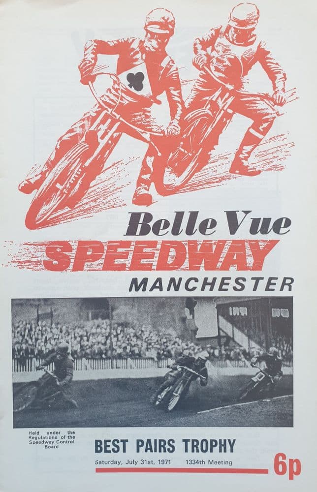 Belle Vue Speedway Best Pairs Trophy 1971 Jul 31st