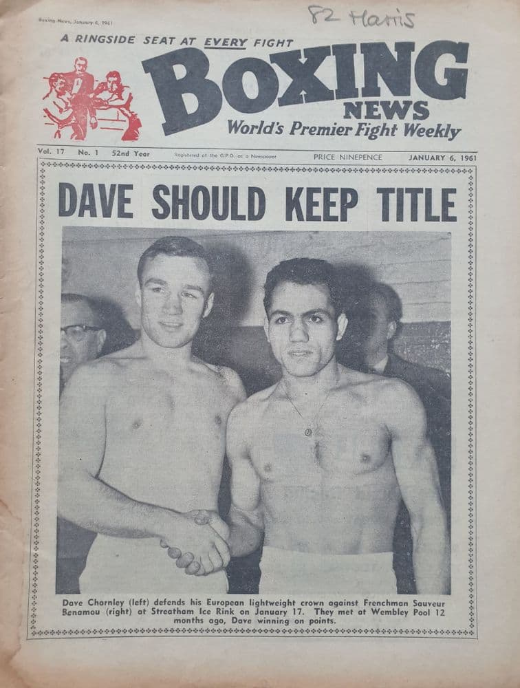 Boxing News Vol 17 No 01 1961 Jan 6th