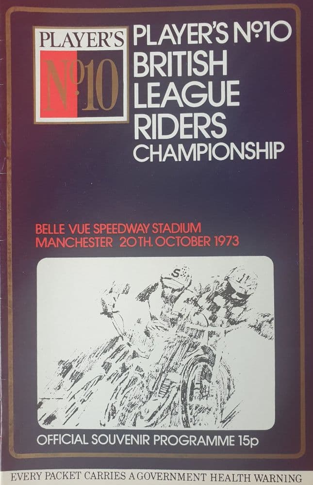 British League Riders Championship 1973 Oct 20th