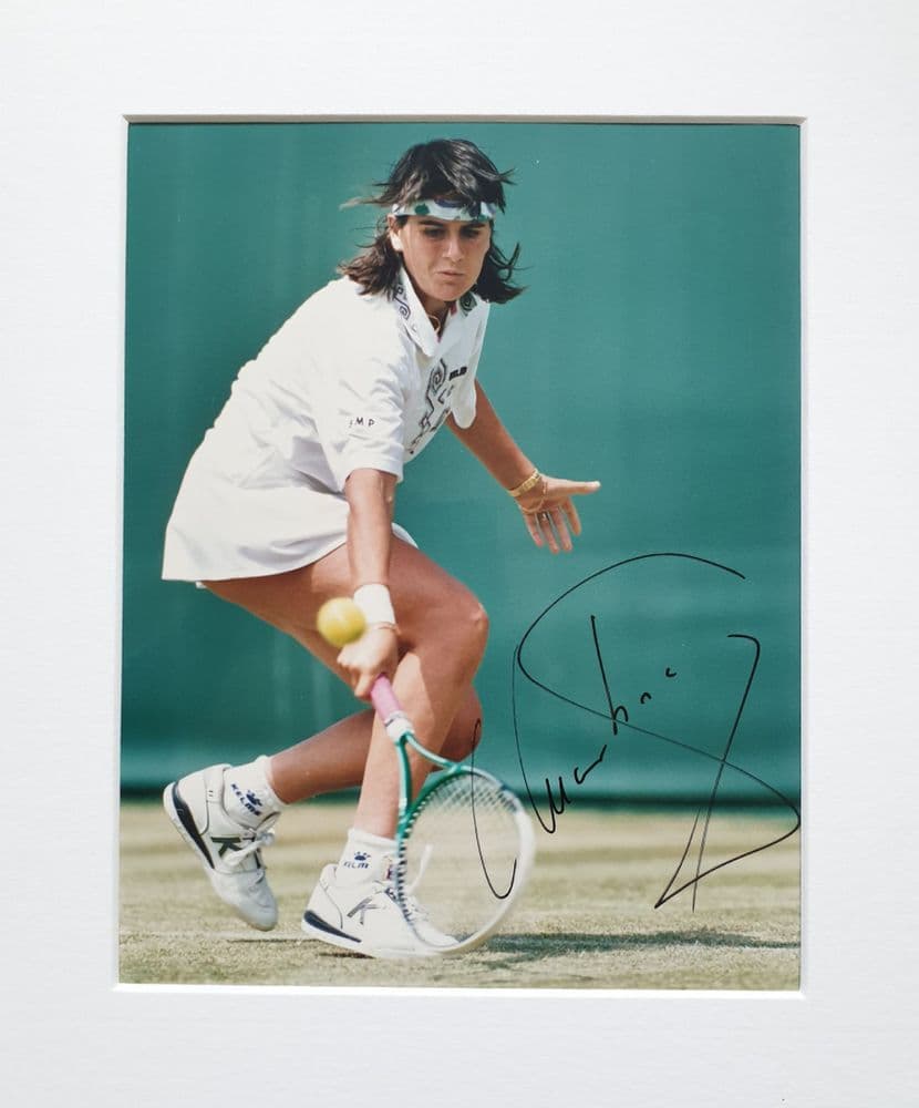 Conchita Martinez Colour Press Photo Eastbourne 1992 SIGNED