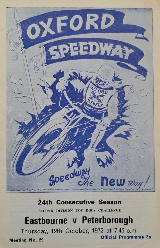 Eastbourne v Peterborough 1972 Oct 12th