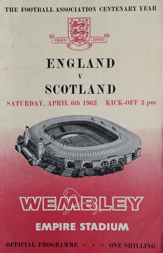 England v Scotland British Home Championships 1963 Apr 6th