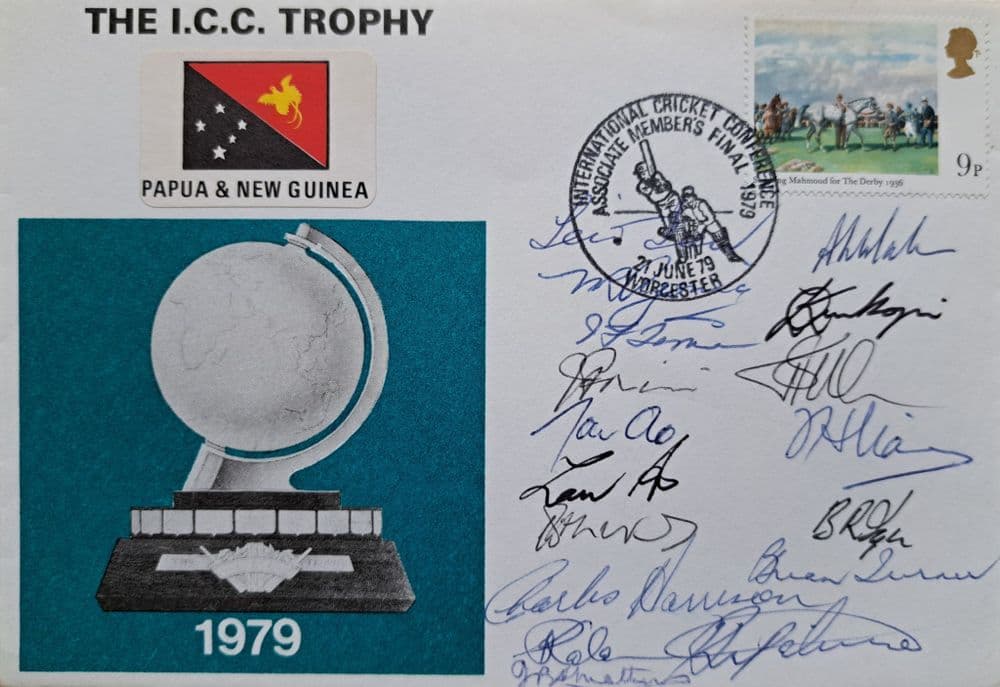 ICC Trophy Papua New Guinea FDC 1979 Jun 21st SIGNED
