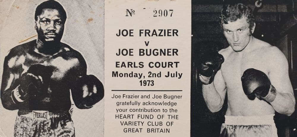Joe Frazier v Joe Bugner Donation Card