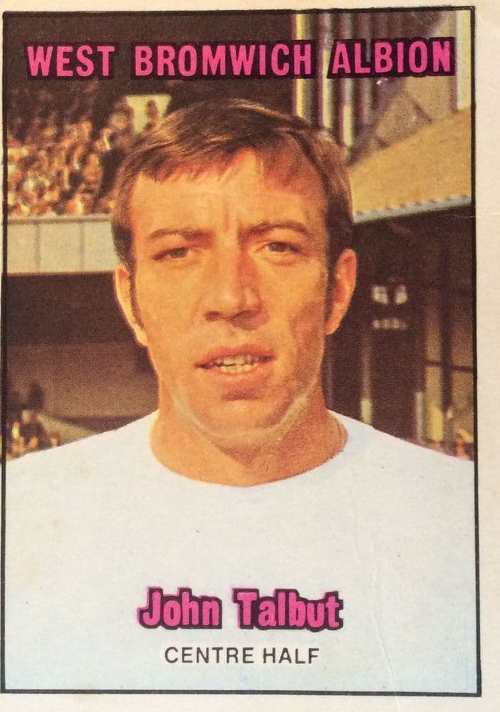 John Talbot WBA A & BC Card