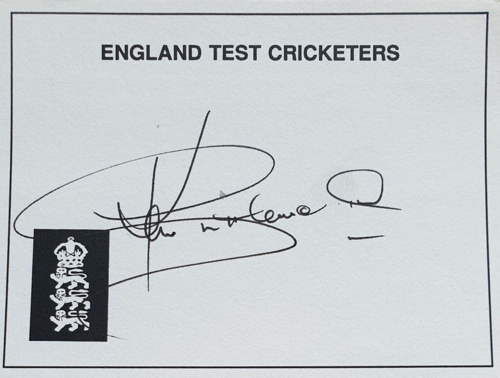 Ken Shuttleworth Autograph