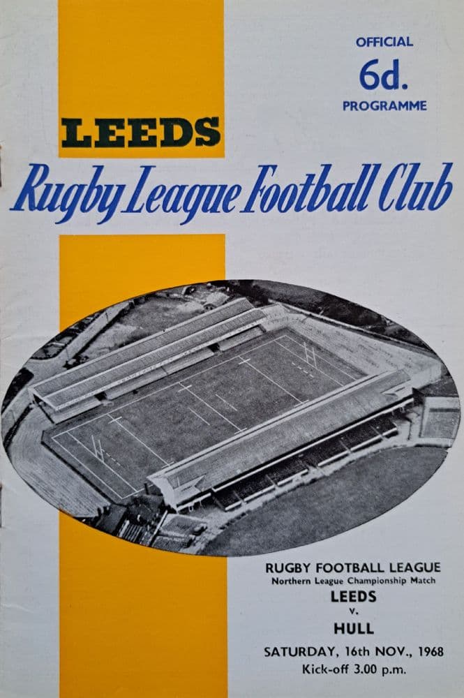 Leeds v Hull 1968 Nov 16th