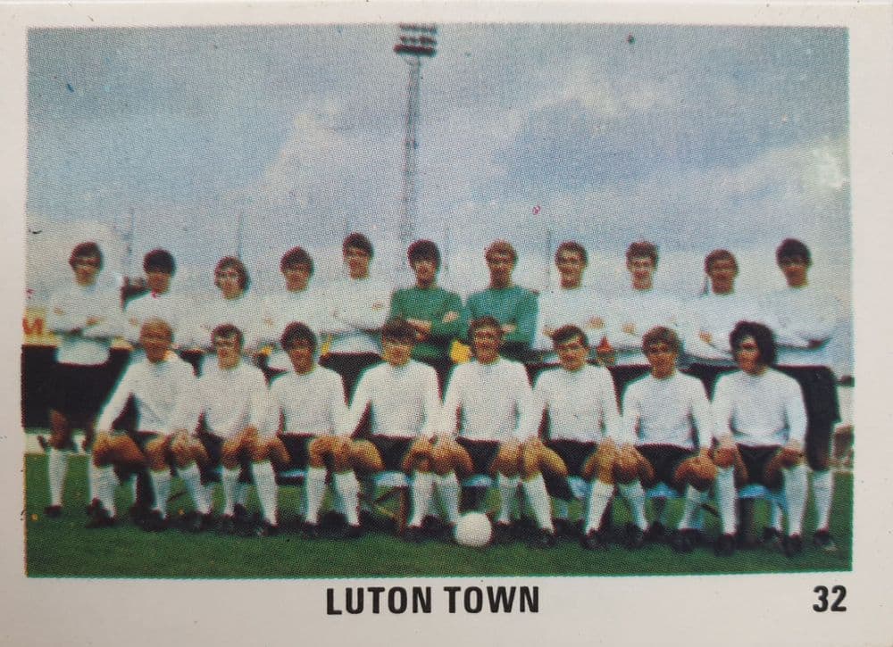 Luton Town Football Swap Card
