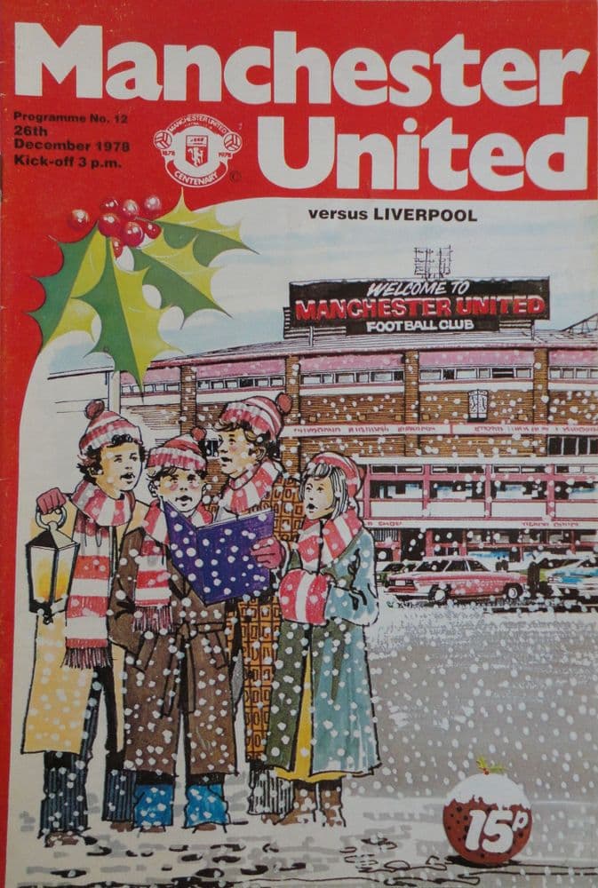 Manchester United v Liverpool Div 1 1978 Dec 26th