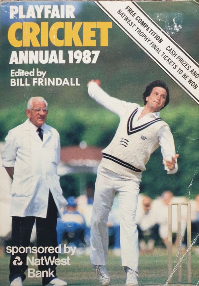 Playfair Cricket Annual 1987 ed by Bill Frindall