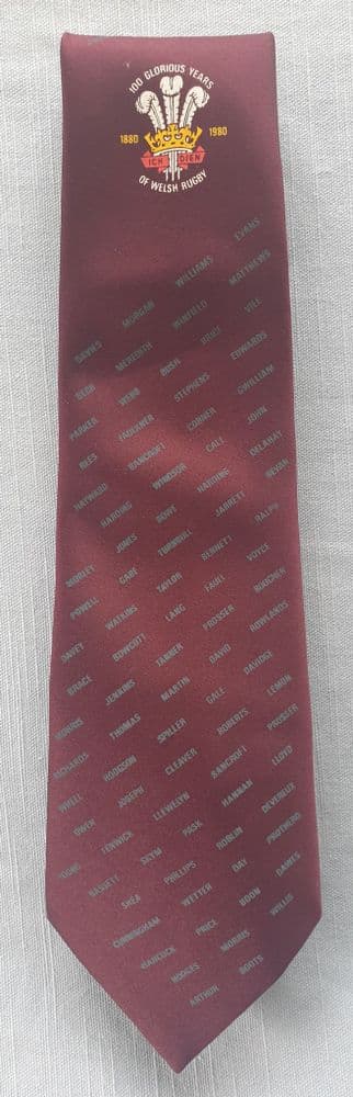 Wales 100 Years of Glory Tie