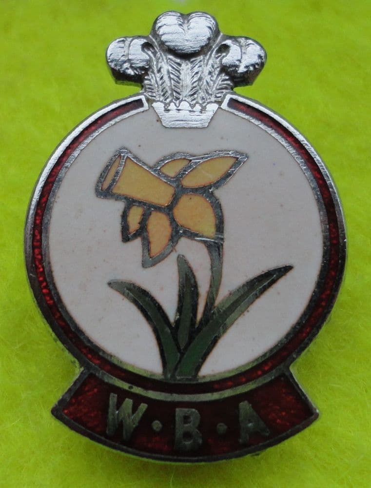 WBA HW Miller Enamel Pin Badge