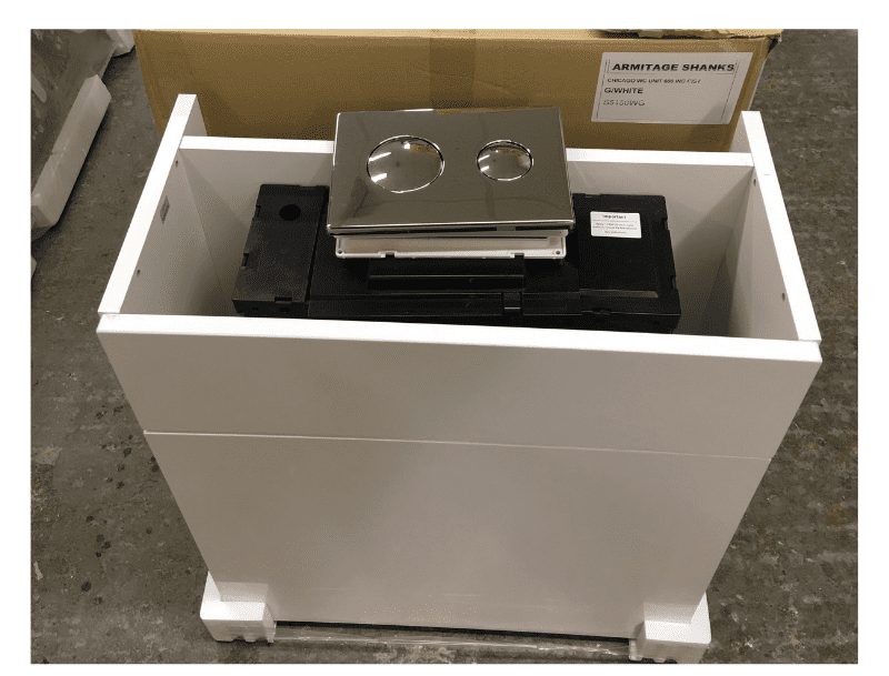 Armitage Shanks Chicago WC Unit 600 x 655 x 305mm Plinth Cistern ...