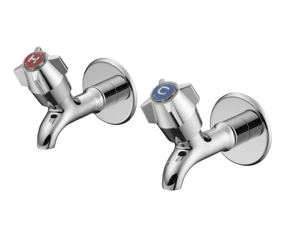 Armitage Shanks Nimbus Wall Mounted Cross Head Taps Pair - Model S7205AA