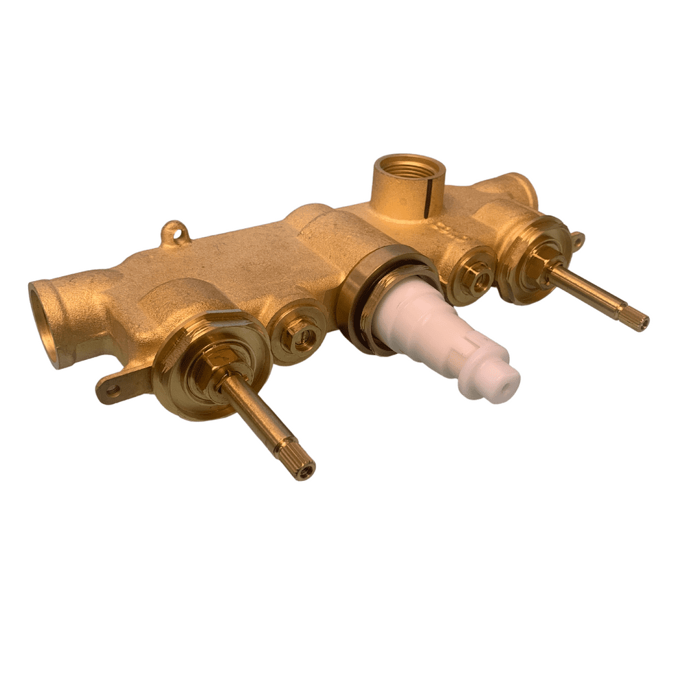 Crosswater 2 Outlet Thermostatic Valve No Collars Portrait - Model ...