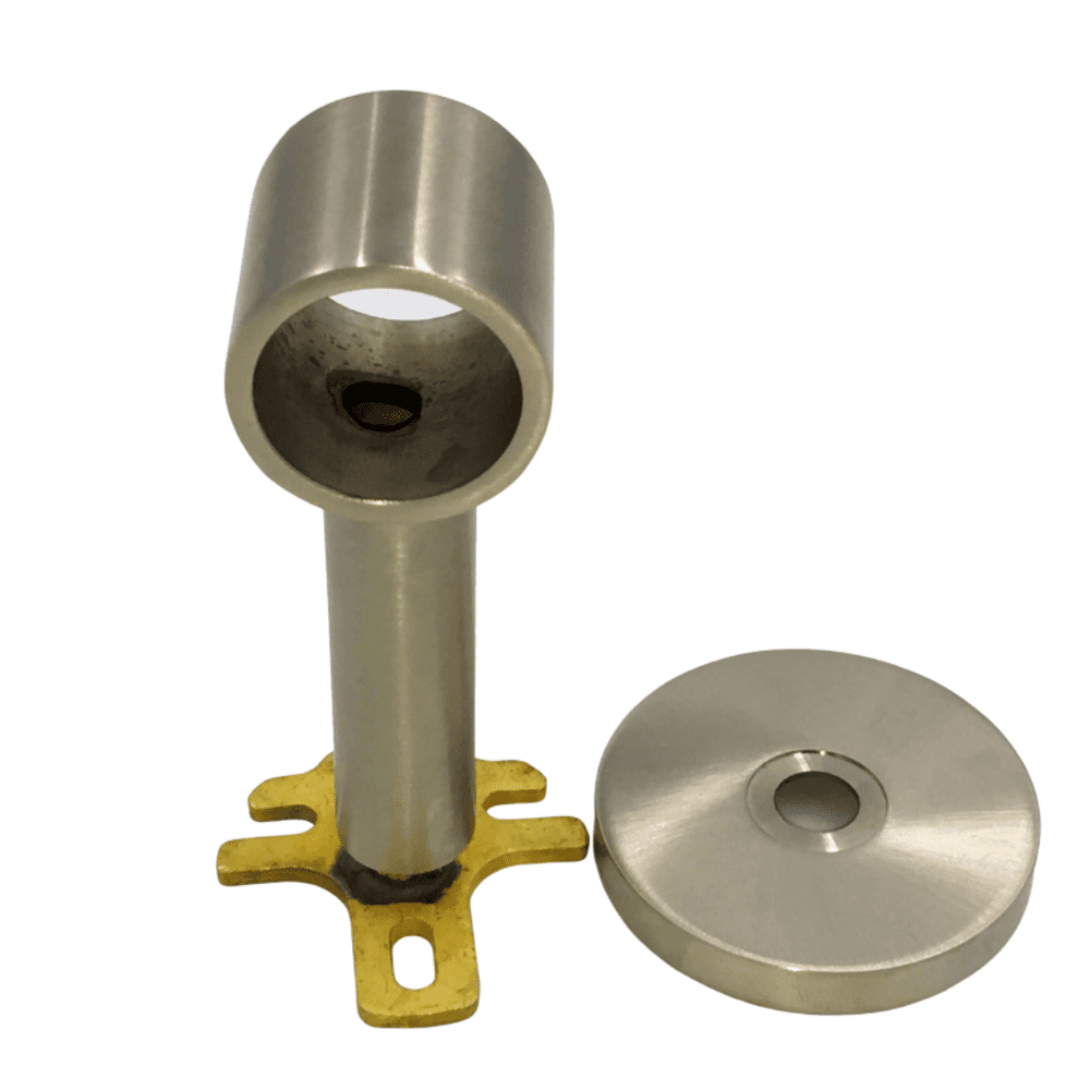 Crosswater PRO808V Brushed Stainless Steel Wall Mounted Hose Retaining ...