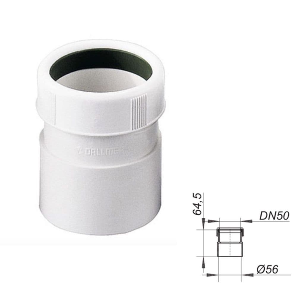 Dallmer Compression Joint Coupling - DN50 - Model 880727