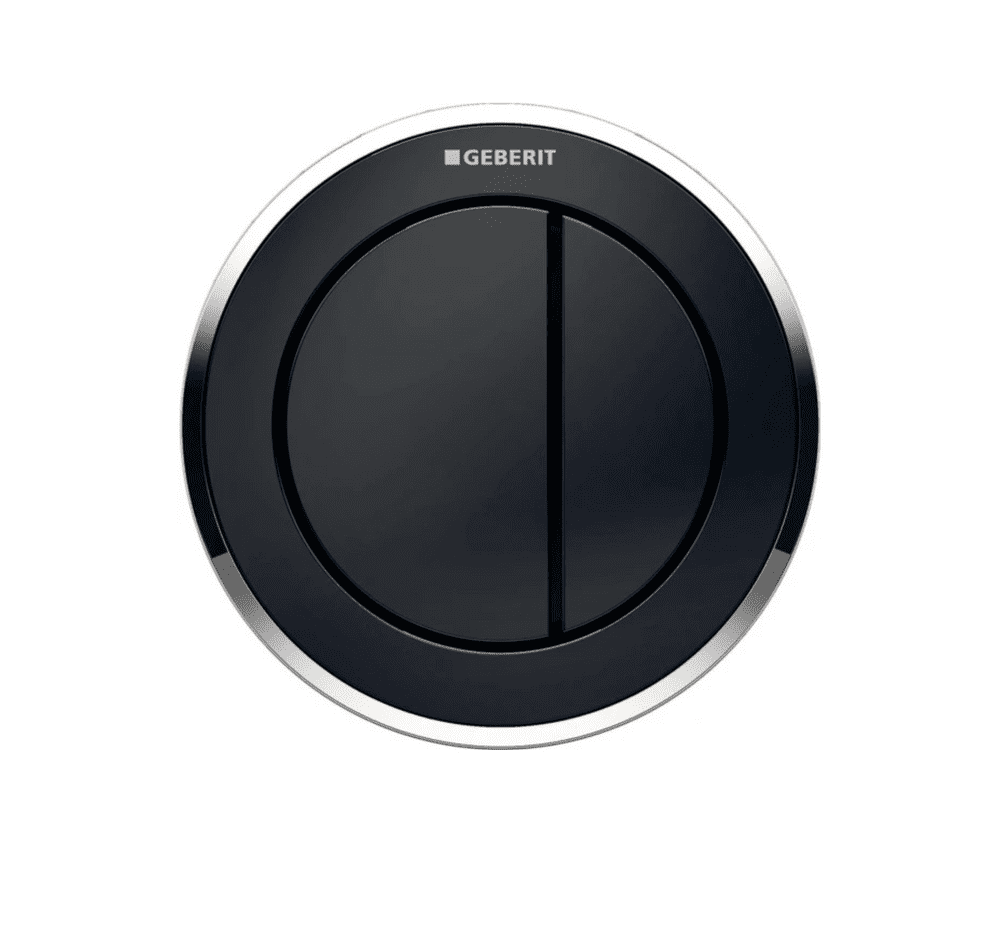 Geberit Flush Button Type 10 for Remote Flush Dual Flush - Black Finish ...