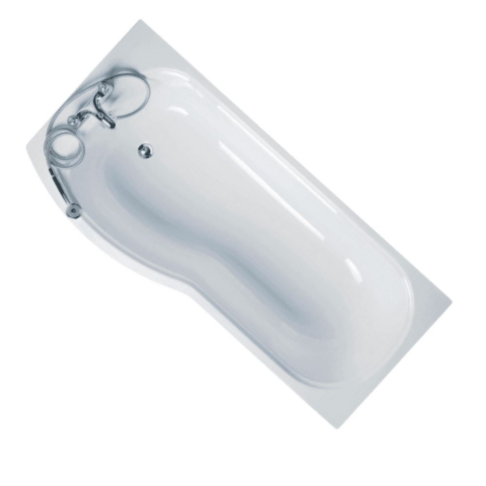Ideal Standard Alto 1700 x 700mm Bath Shower Bath - No Tap Holes ...
