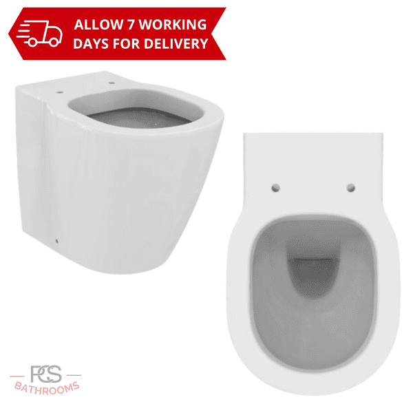 Ideal Standard Concept Cube/Arc BTW WC Pan - White - Model E791601