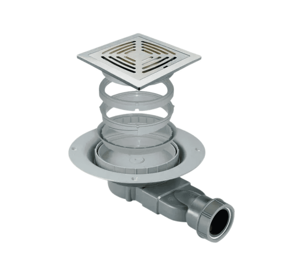 Impey Slimline Floor Gully Stainless Steel Grate Horizontal Outlet ...