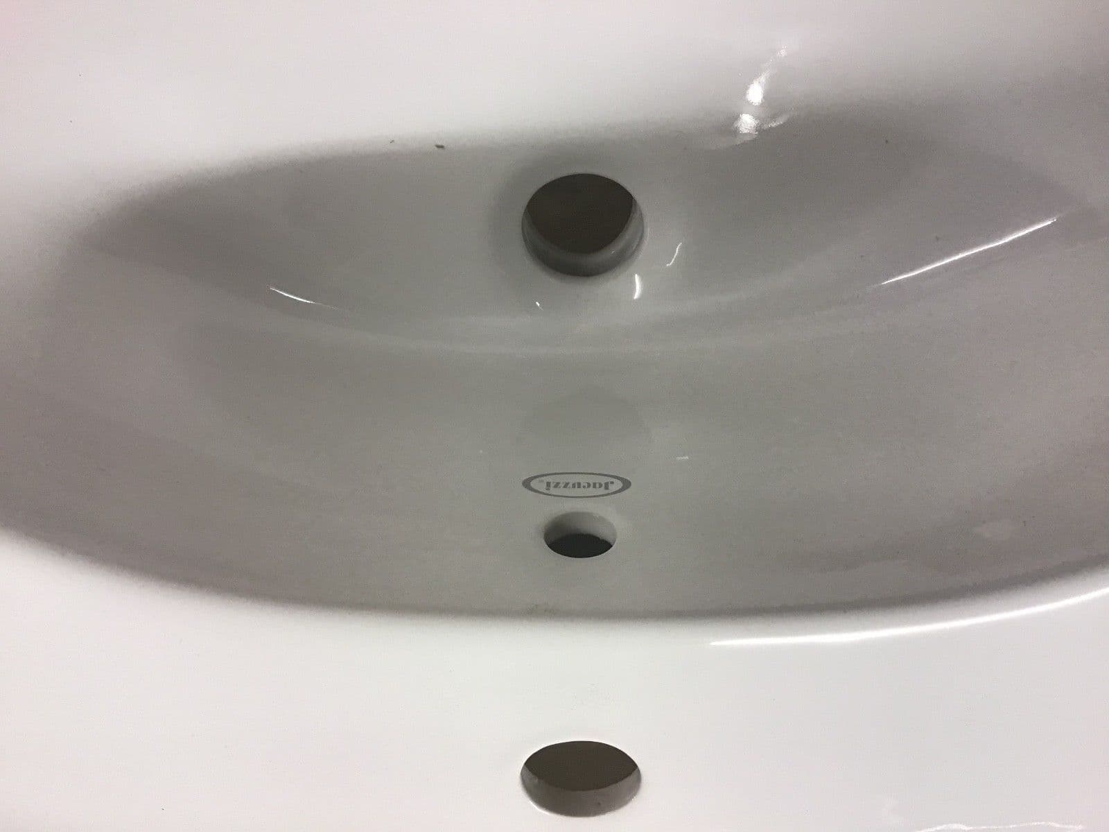 Jacuzzi Natura Semi Recessed Bathroom Basin In White 580mm - JCENAT603