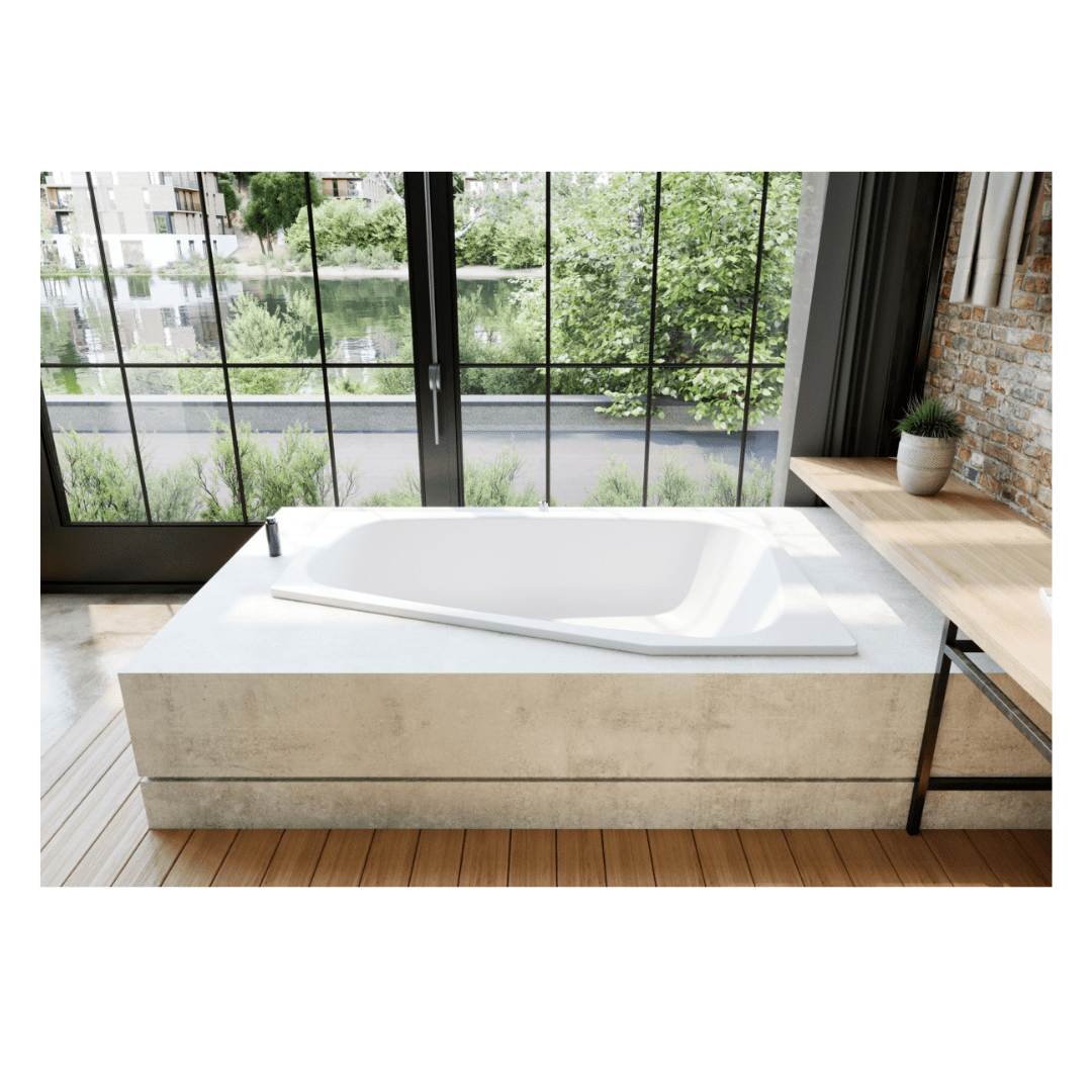 Kaldewei Plaza Duo Bath 1800 x 1200mm x 800mm - Left Hand - Alpine ...