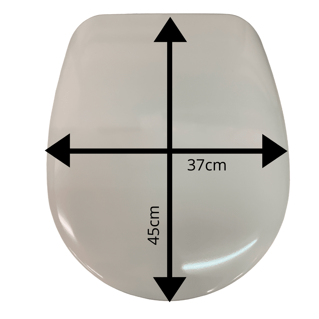 Lecico Avante Garde Toilet Seat In White - Model STWHAG