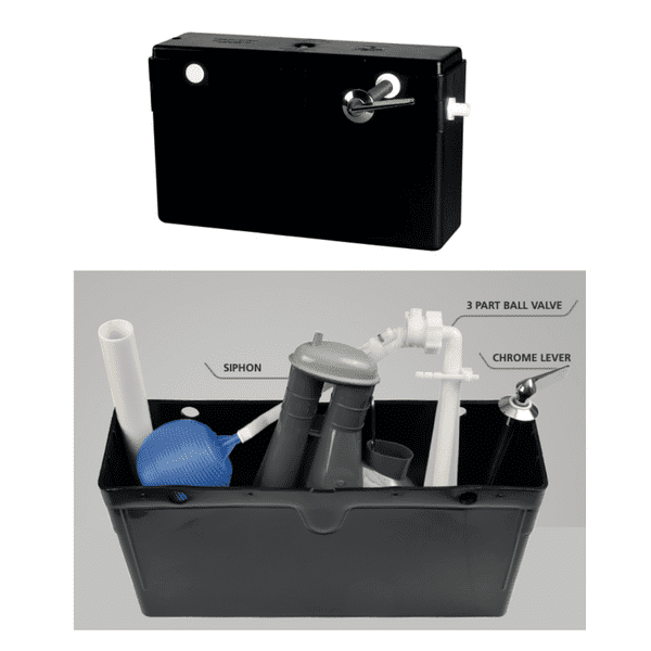 Macdee Hideaway Cistern - Bottom Inlet - Model CFH16CP