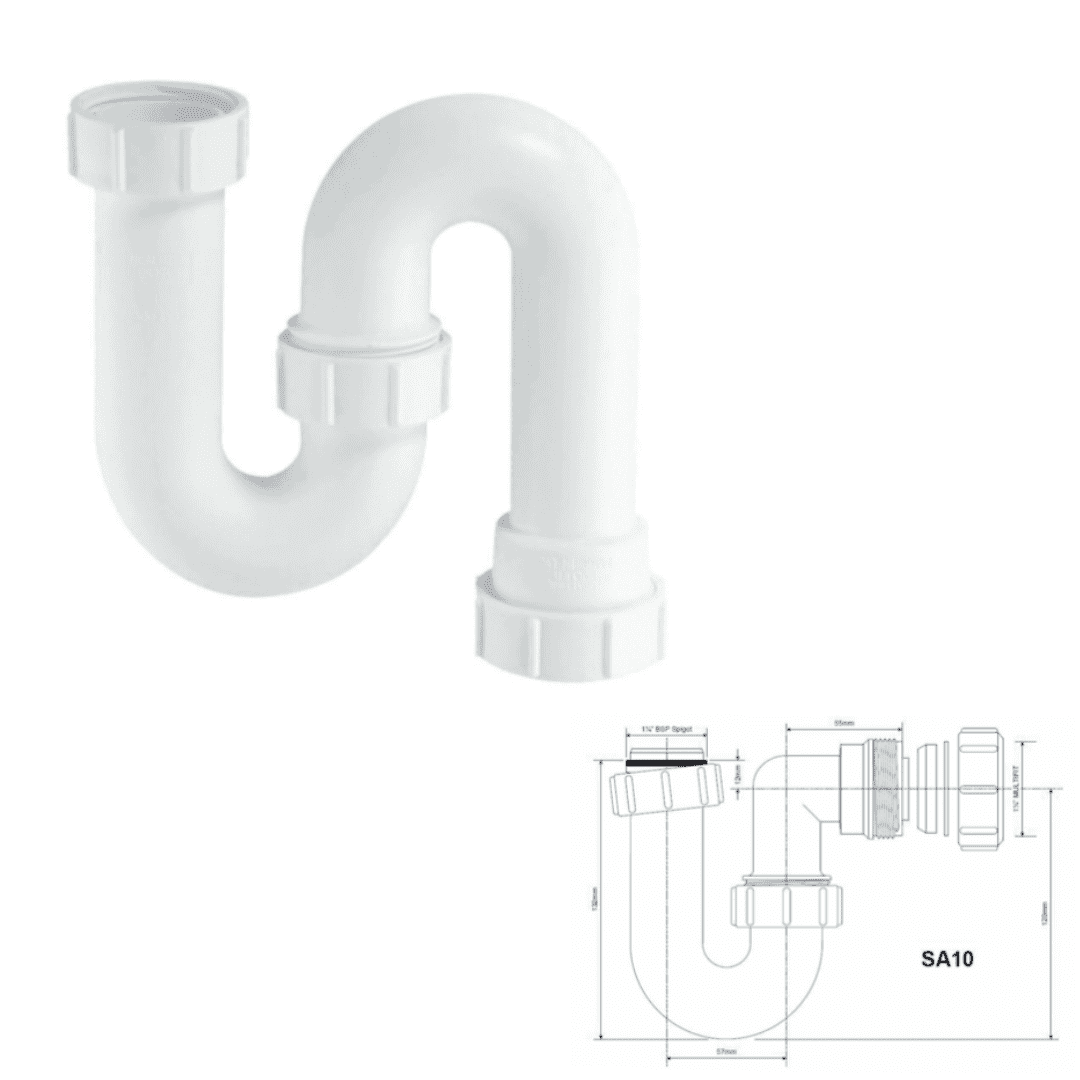McAlpine Tubular Swivel Trap 1 25 - Model SA10