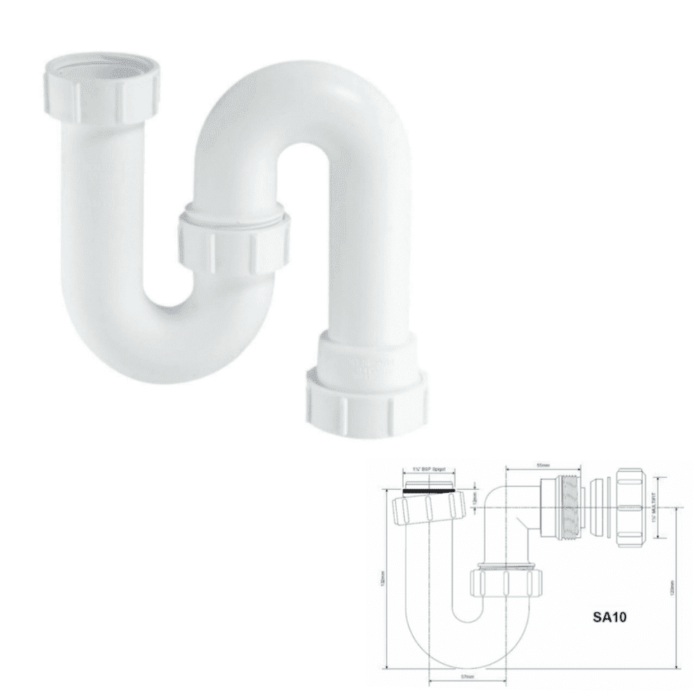 McAlpine Tubular Swivel Trap 1 25 - Model SA10