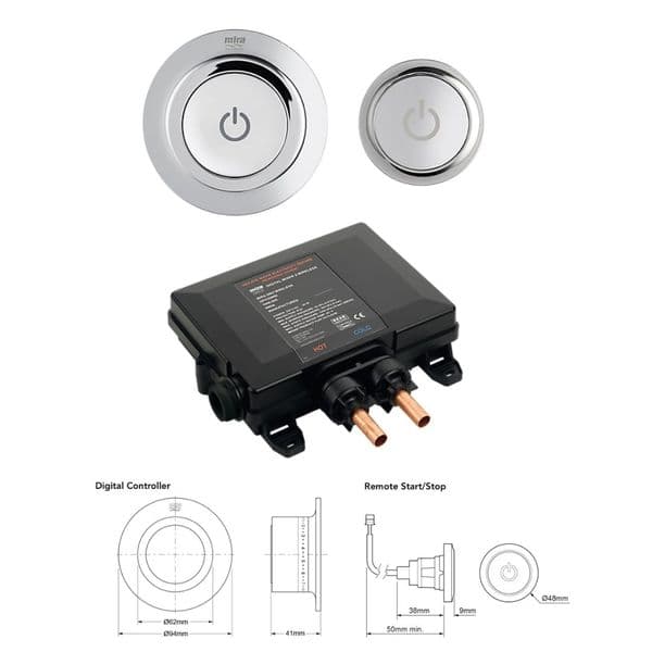 Mira Mode Digital Shower Valve And Controler Only High Pressure/Combi ...