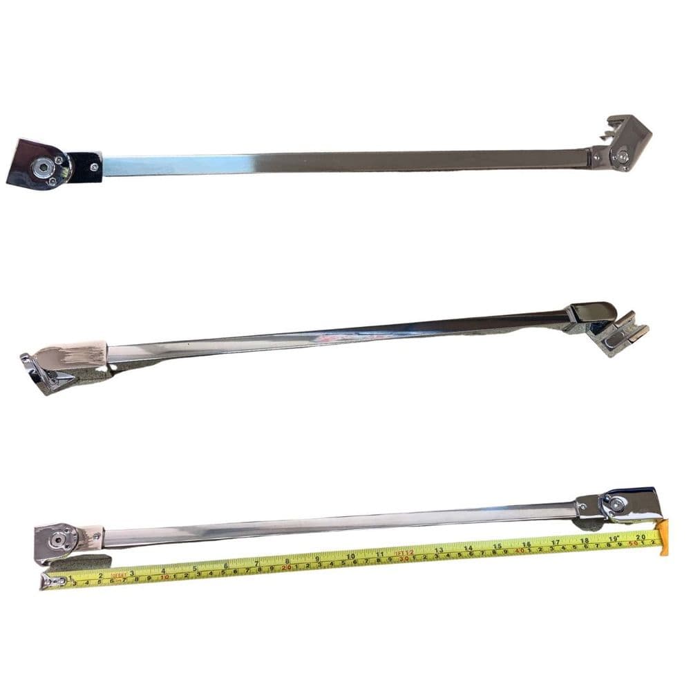 MX EE13071 Hinged Arm In Chrome For Shower Doors