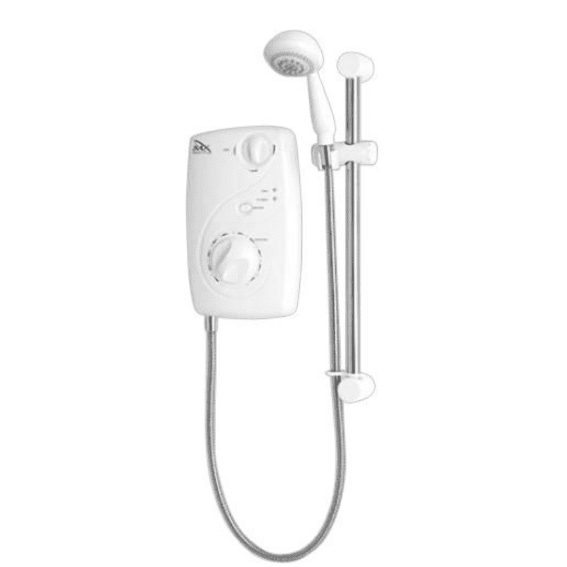 MX Inspiration LXi 8 5KW White & Chrome Shower Model 170552G