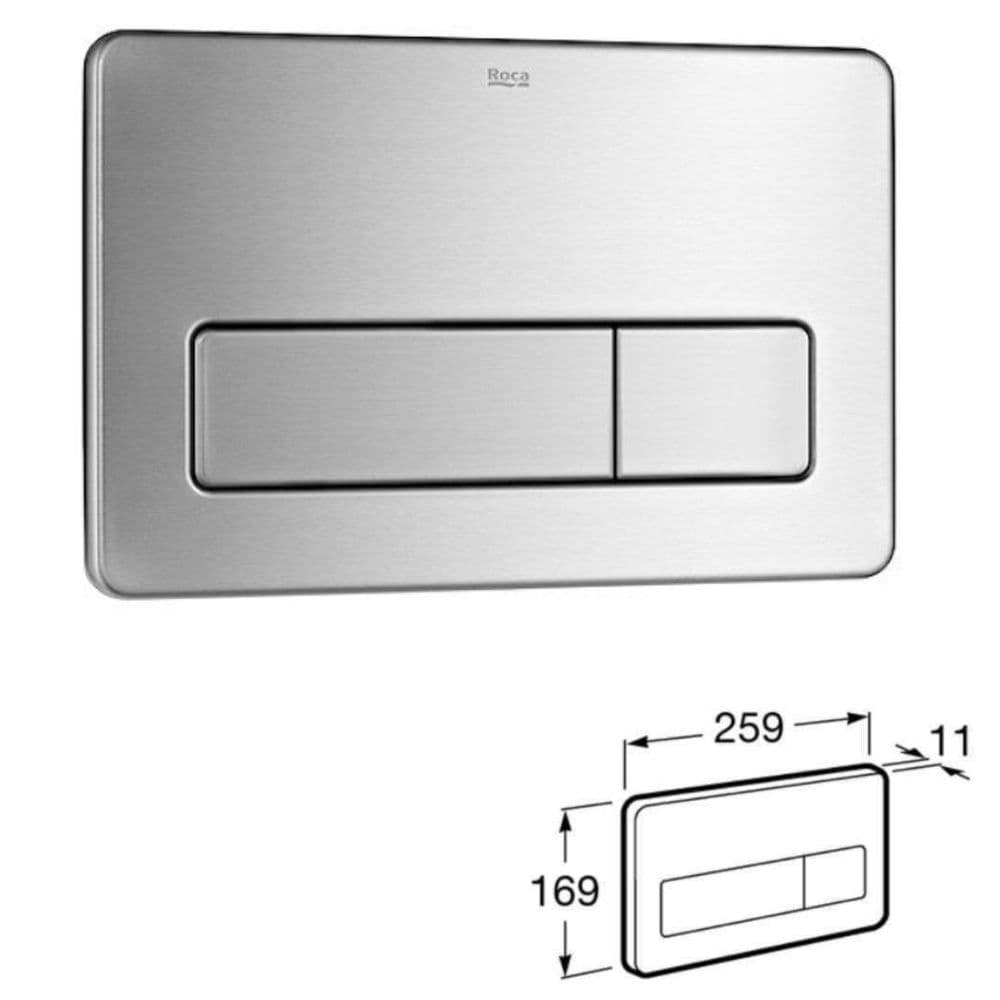 Roca PL3 Operating Panel - Flush Plate - Anti-Vandal- Model - 890097004