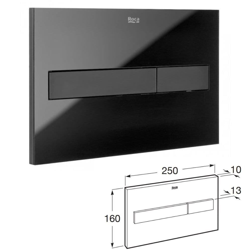 Roca PL7 DUAL - Dual Flush Operating Plate For Concealed Cistern ...
