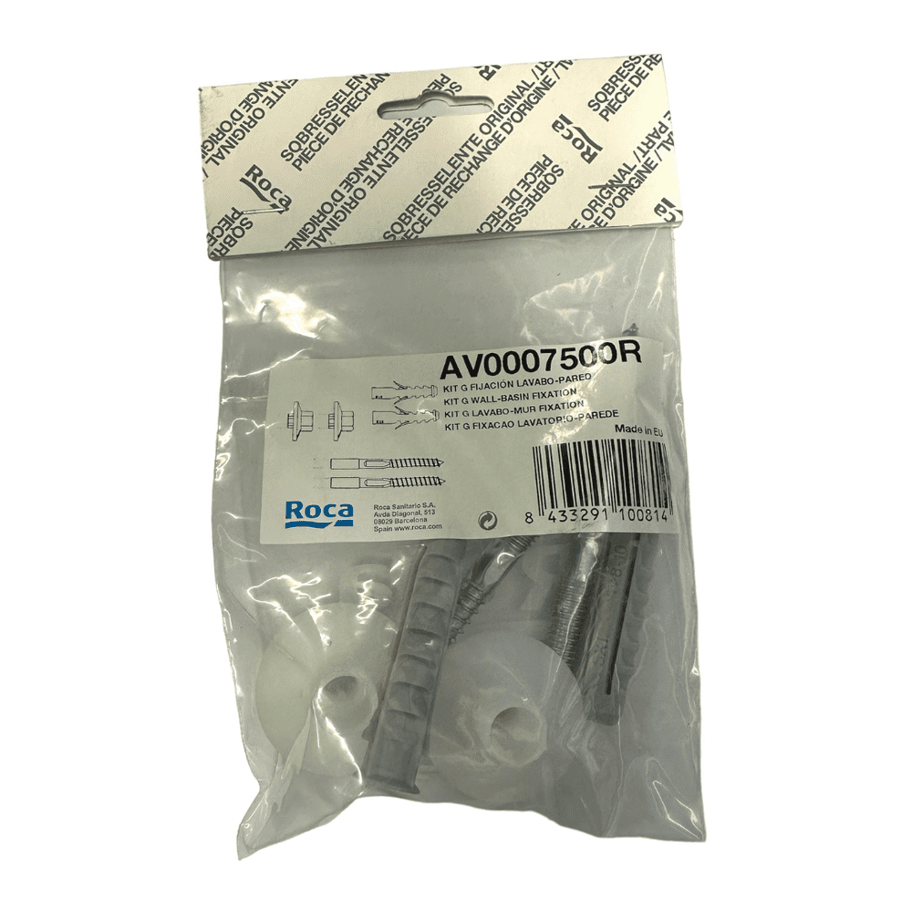 Roca Sound Kit G Wall-Basin Fixing Set Model AV0007500R